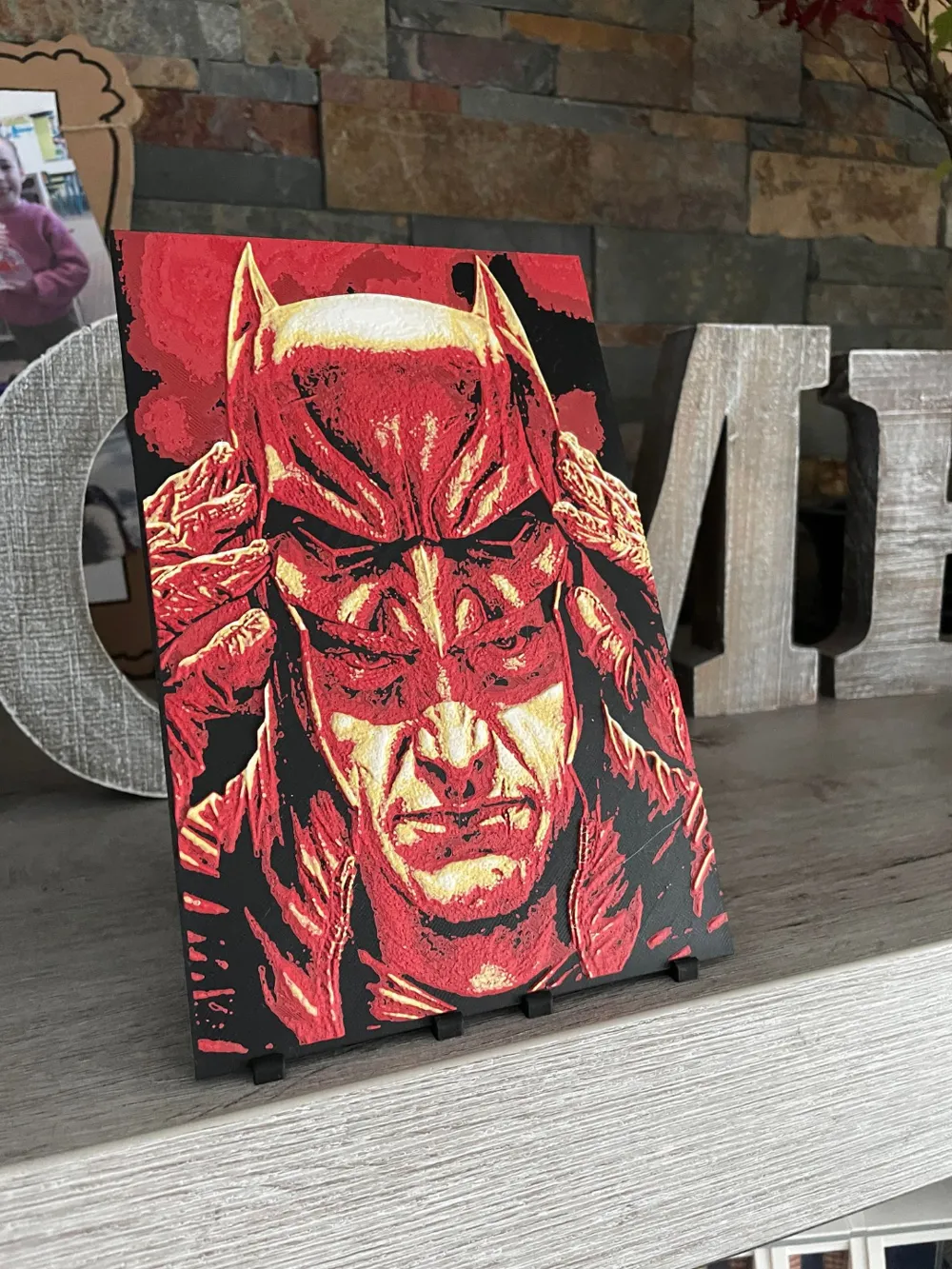 Batman hueforge 4 color by Remy DiT MakerWorld: Download Free 3D Models