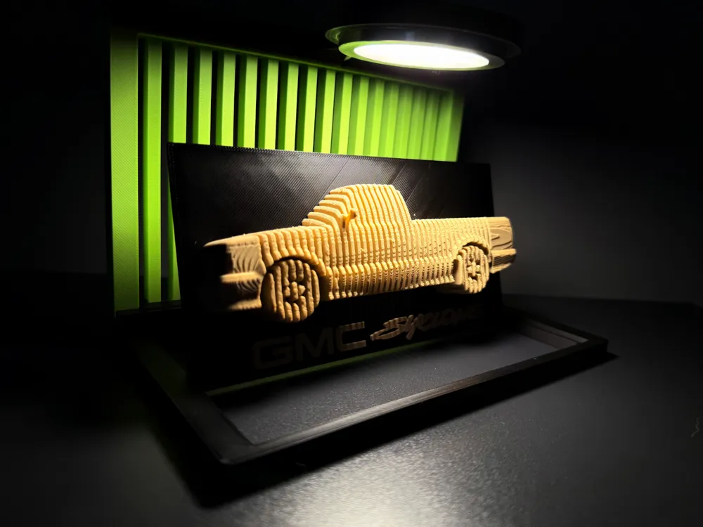 GMC Syclone Vertically Layered Truck Model! Remixed by ShapeShift 3D ...