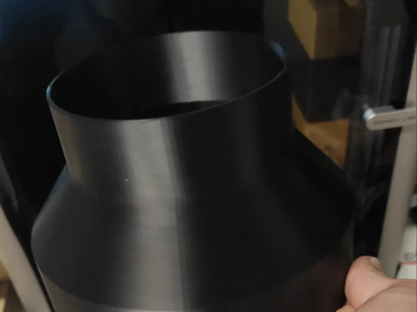 Reducer for dust extractor 180mm to 120mm by oto.zan - MakerWorld