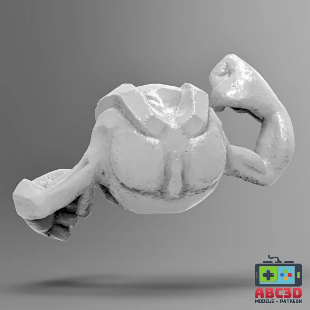 Geodude 3D Pokémon Pokemon Figure Pokemon by ABC3D - MakerWorld