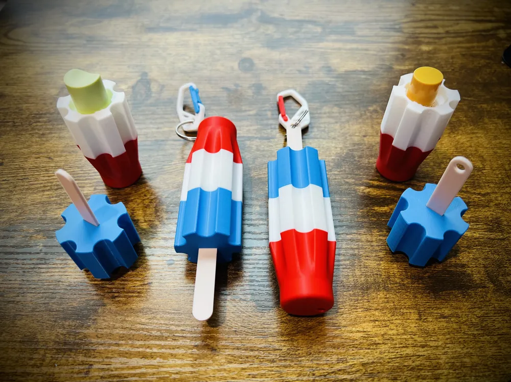 Premium Popsicle Chapstick Click Container - Free 3D Print Model ...