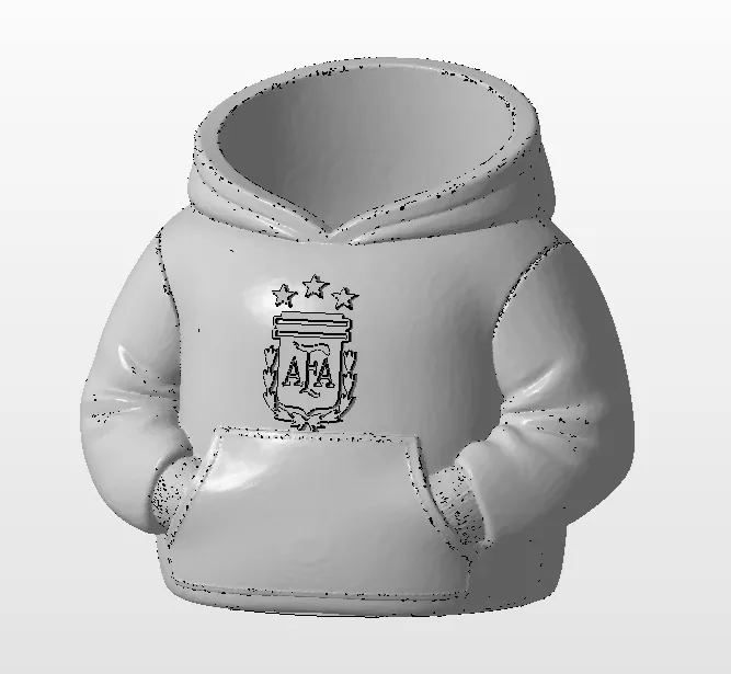 ARGENTINA FOOTBALL LOGO PEN HOLDER - Free 3D Print Model - MakerWorld