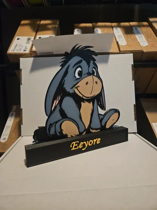 Eeyore From winnie the pooh Display! - Free 3D Print Model - MakerWorld