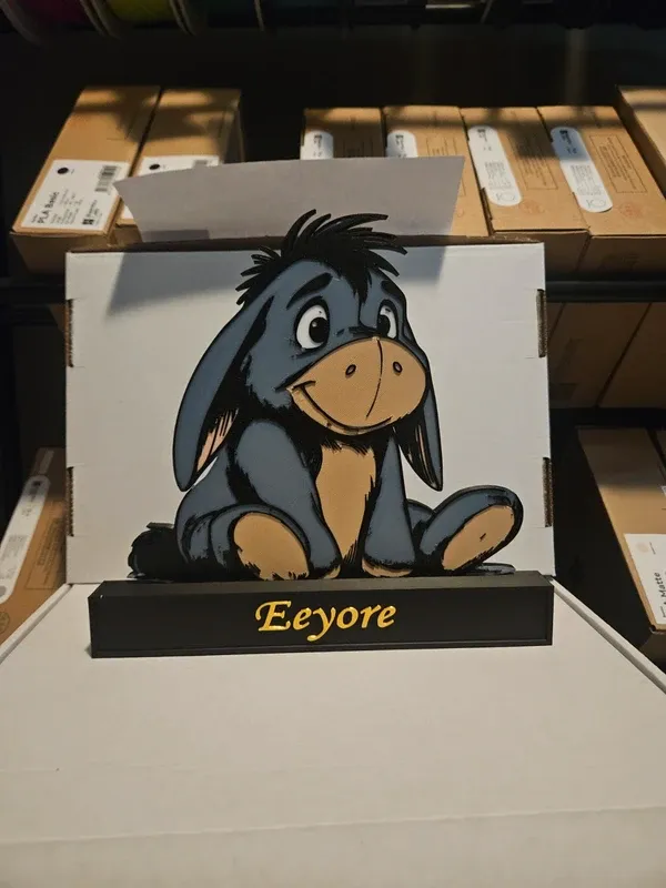 Eeyore From winnie the pooh Display! - Free 3D Print Model - MakerWorld
