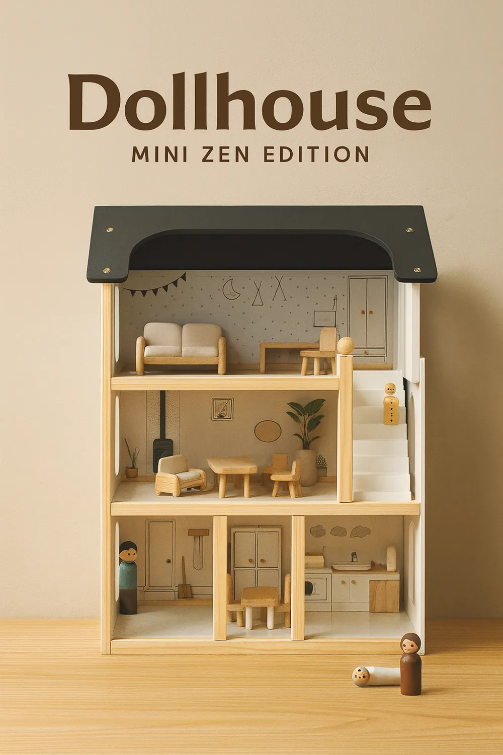 Mini Japandi Toilet - Free 3D Print Model - MakerWorld