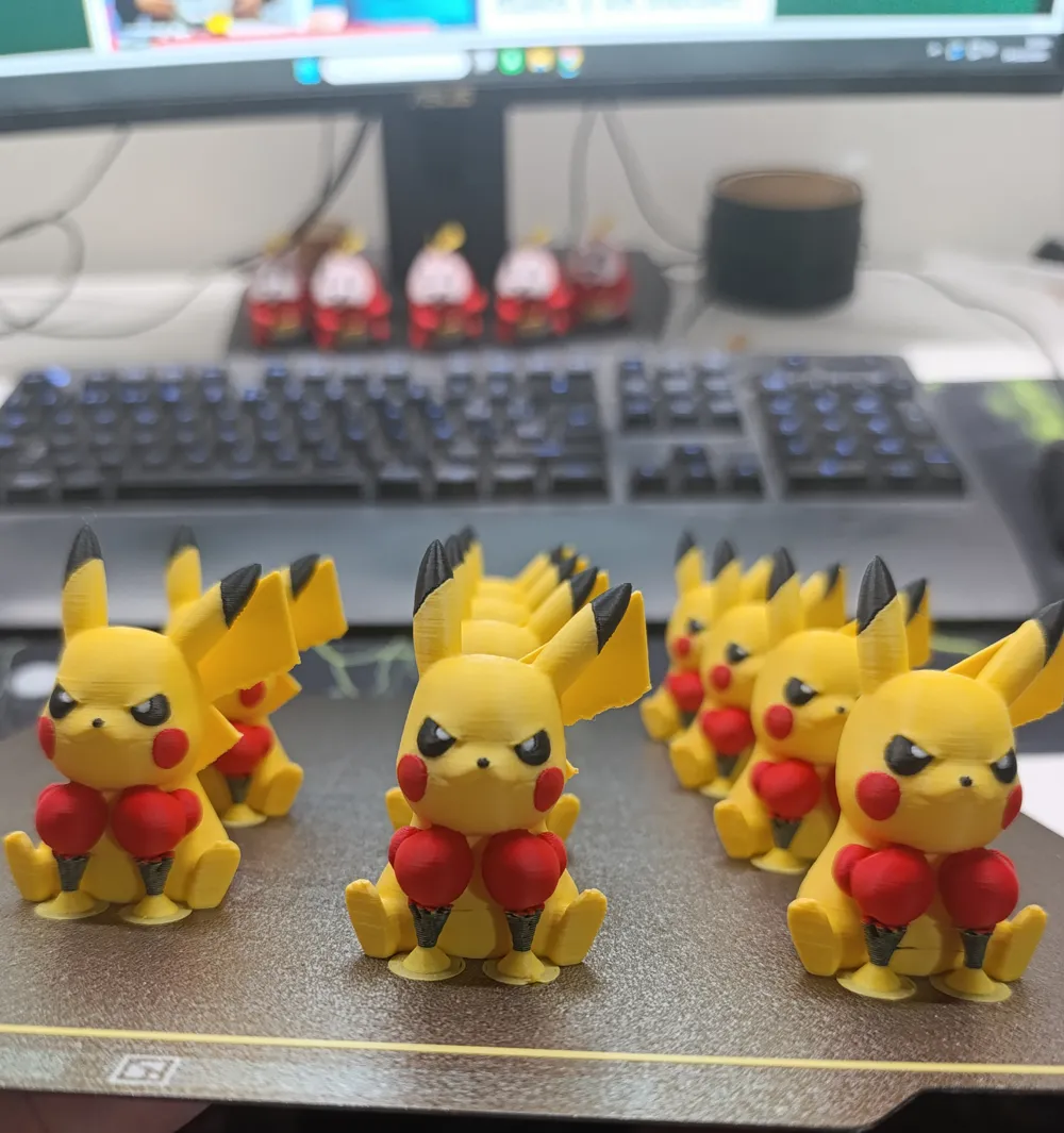 Pikachu Boxer Multicolor – Pokémon AMS Figure by CanariasPrinter3D ...
