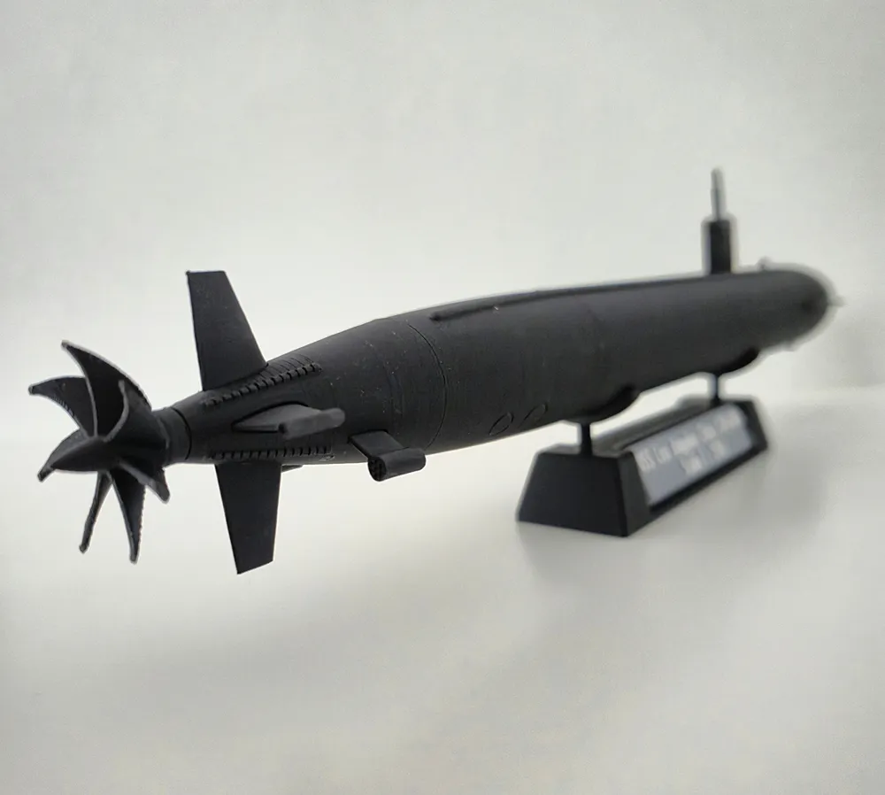 SSN-688i 潜艇，洛杉矶级 1:350 比例 来自 BlackDesign MakerWorld：免费下载 3D 模型