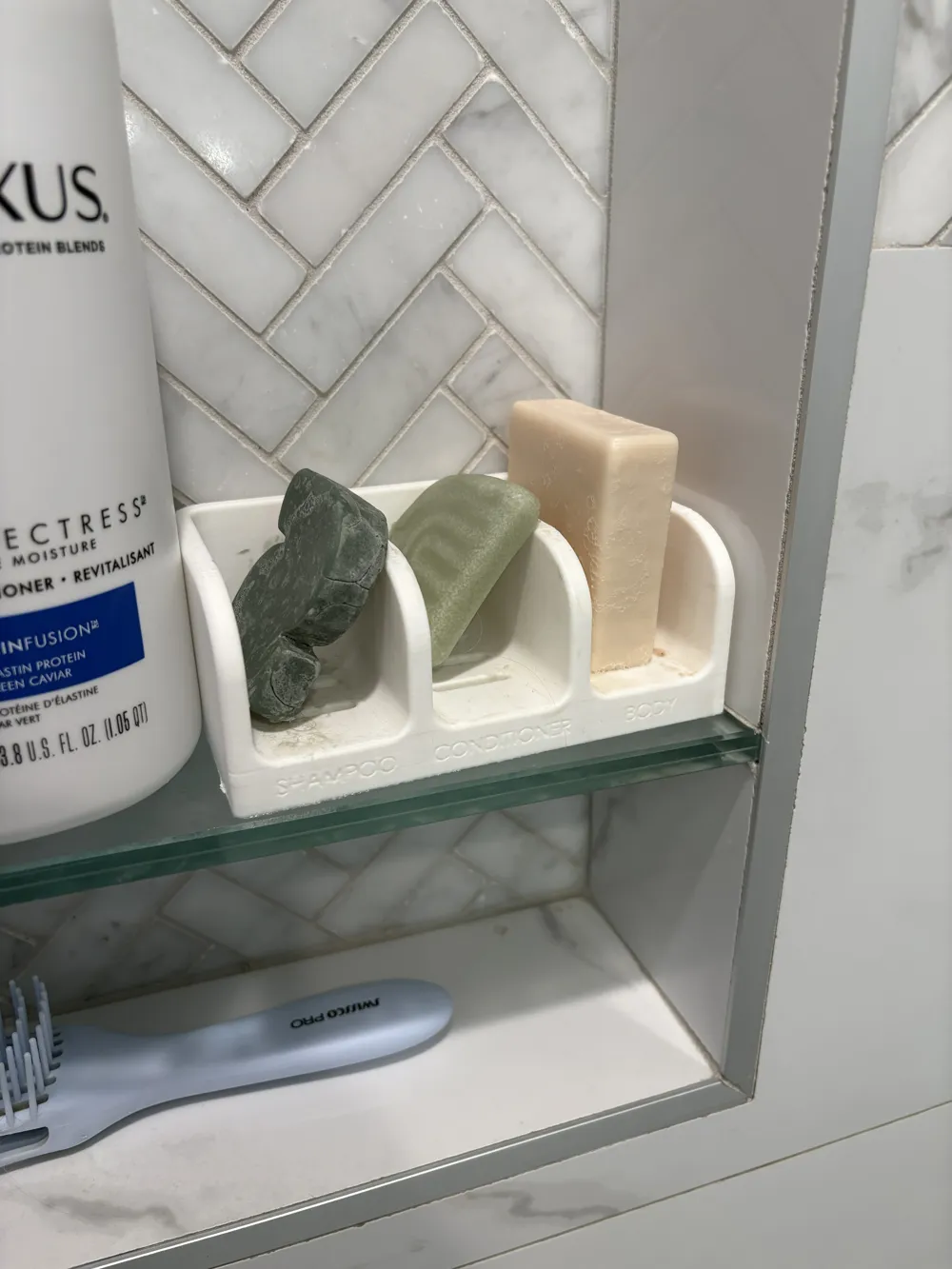Soap, Shampoo, Body bar holder/organizer - Free 3D Print Model - MakerWorld