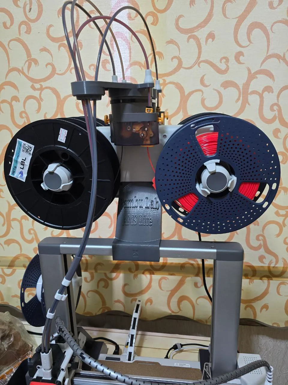 Top Mount Bambu Lab A1, not tilted, one whole. Remixed by Mr.ValeRich - MakerWorld