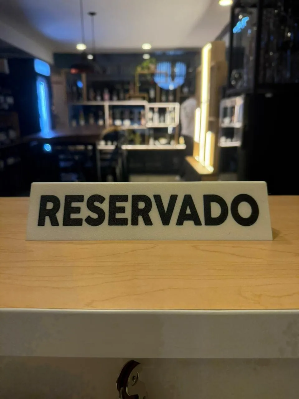 Reserved Restaurant Sign - Free 3D Print Model - MakerWorld