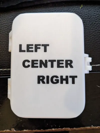 Left Right Center Dice by Takipokipoke - MakerWorld