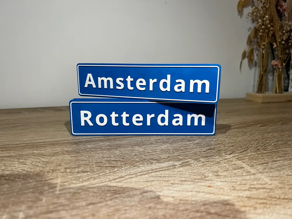 Amsterdam & Rotterdam City signs by Steven - MakerWorld