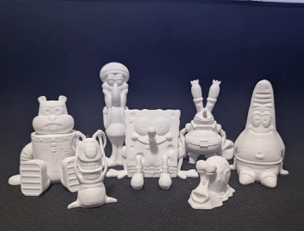 Bob l'éponge impression facile sans support - Modèle d'Impression 3D ...