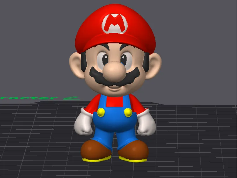 Super Mario 3D Model – A Colorful Figure by Ryan - MakerWorld