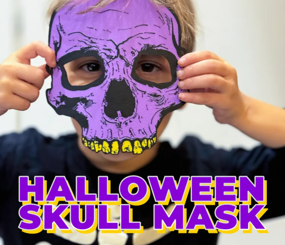 Halloween Skull Mask by ghostchili3d - MakerWorld