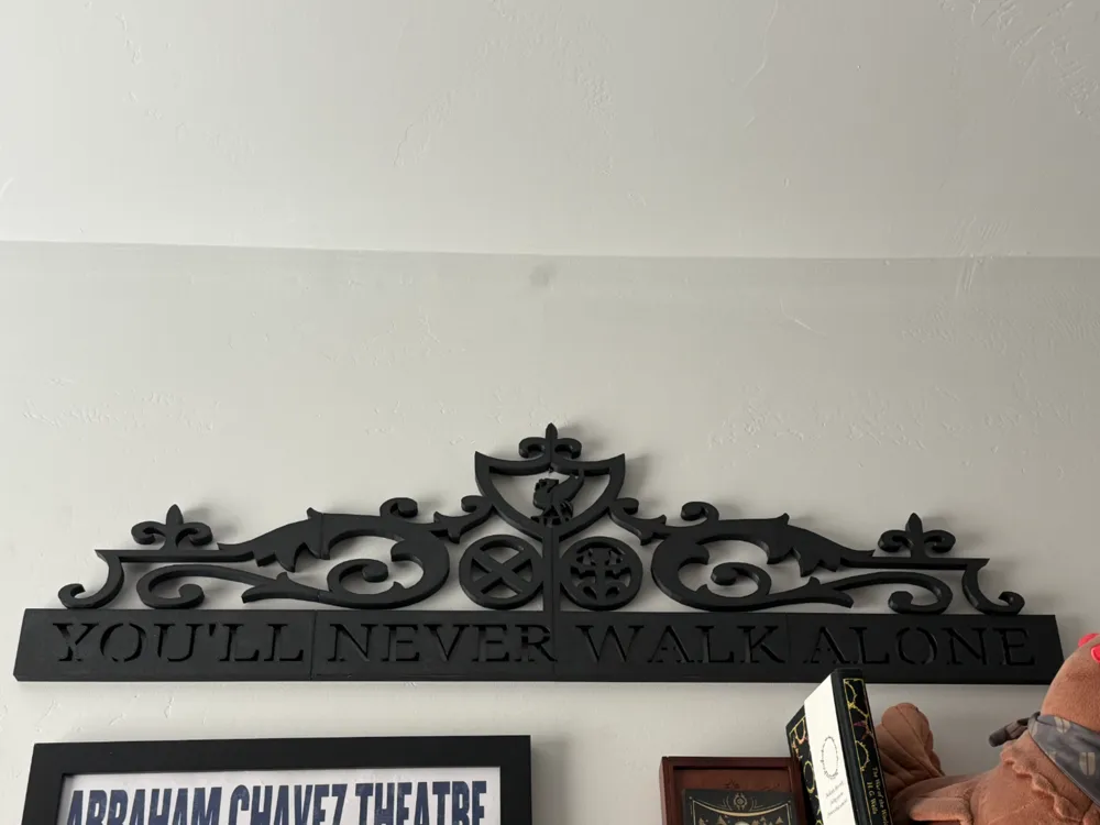 YNWA Liverpool Wall Sign by Control MakerWorld: Download Free 3D Models