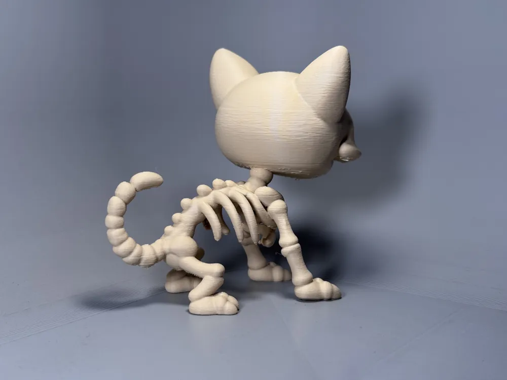CHIBI SKELE CAT! by CorwineCustoms.3D LLC MakerWorld: Download Free 3D ...