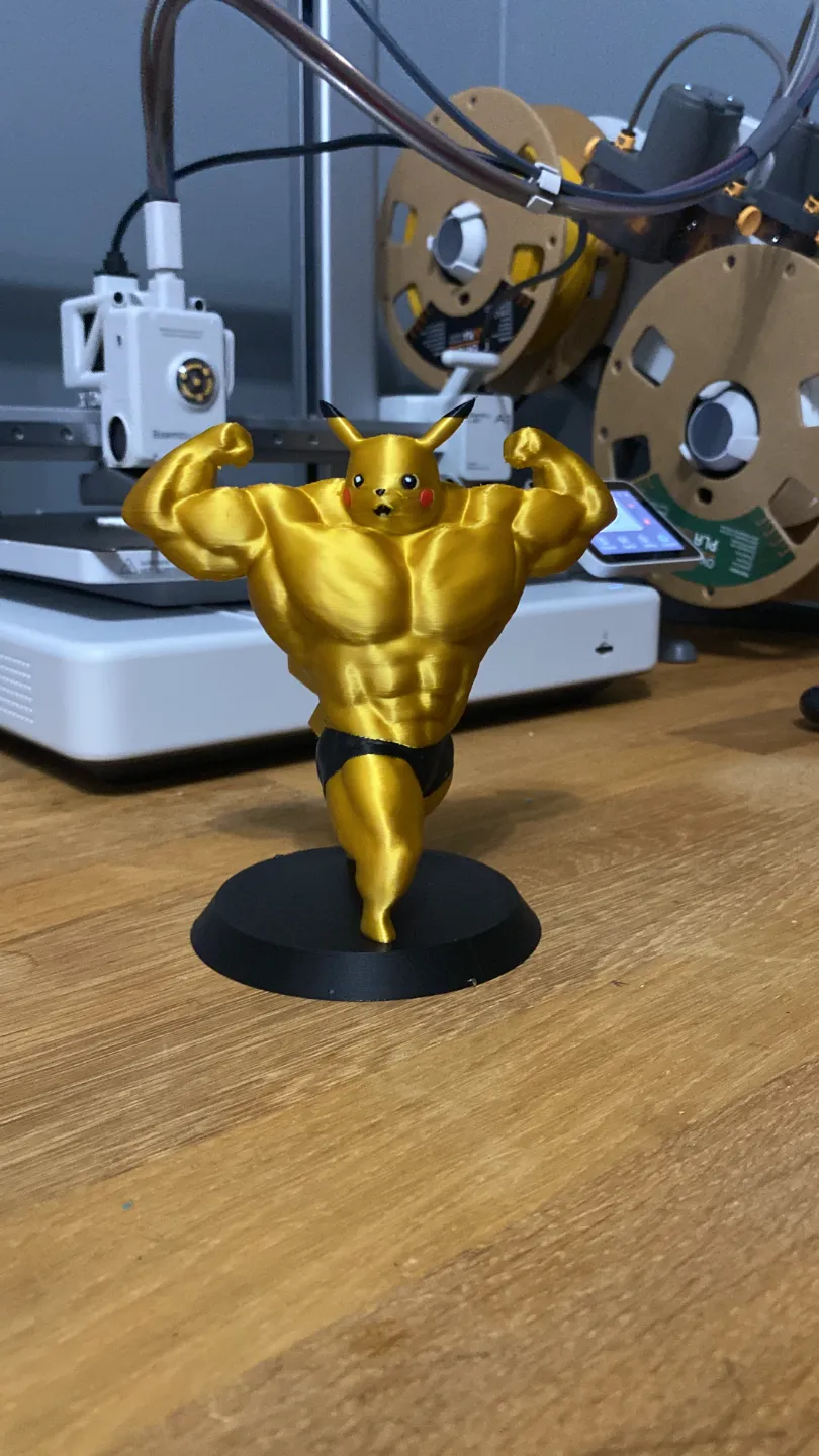 ultra Swole Pikachu by TeraBit - MakerWorld