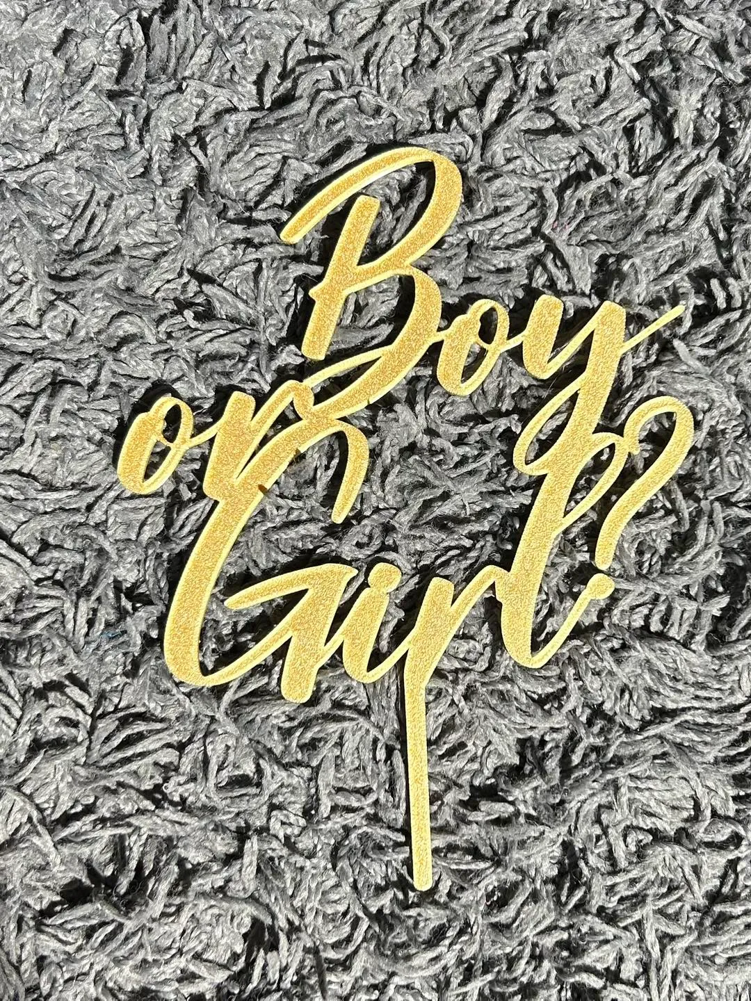 Boy or Girl Cake Topper by Stacybraun31 MakerWorld: Download Free 3D Models