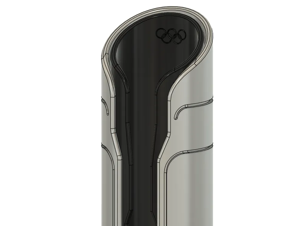 2028 Olympic Torch - Free 3D Print Model - MakerWorld