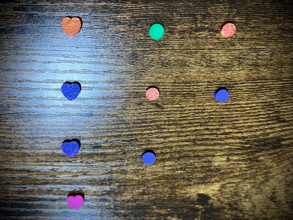 Heart & Dot Magnetic Earrings! by Scott Miller - MakerWorld