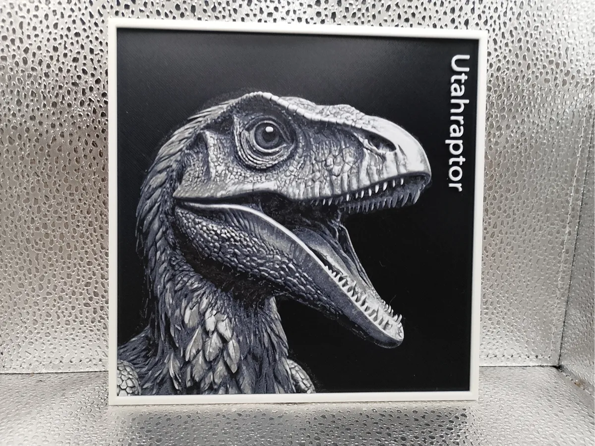 Utahraptor – Hueforge - Free 3D Print Model - MakerWorld