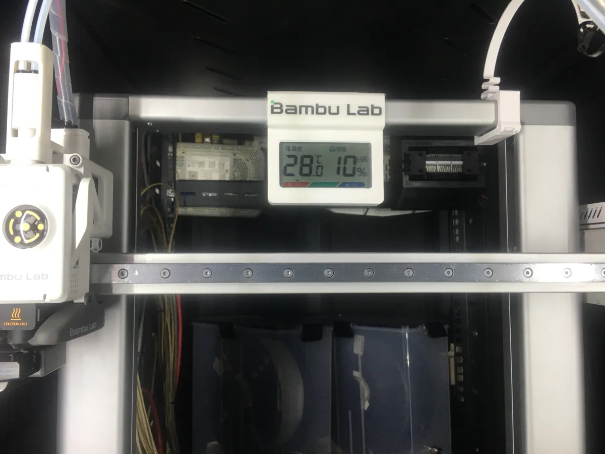 A1 temperature and humidity meter bracket - Free 3D Print Model ...