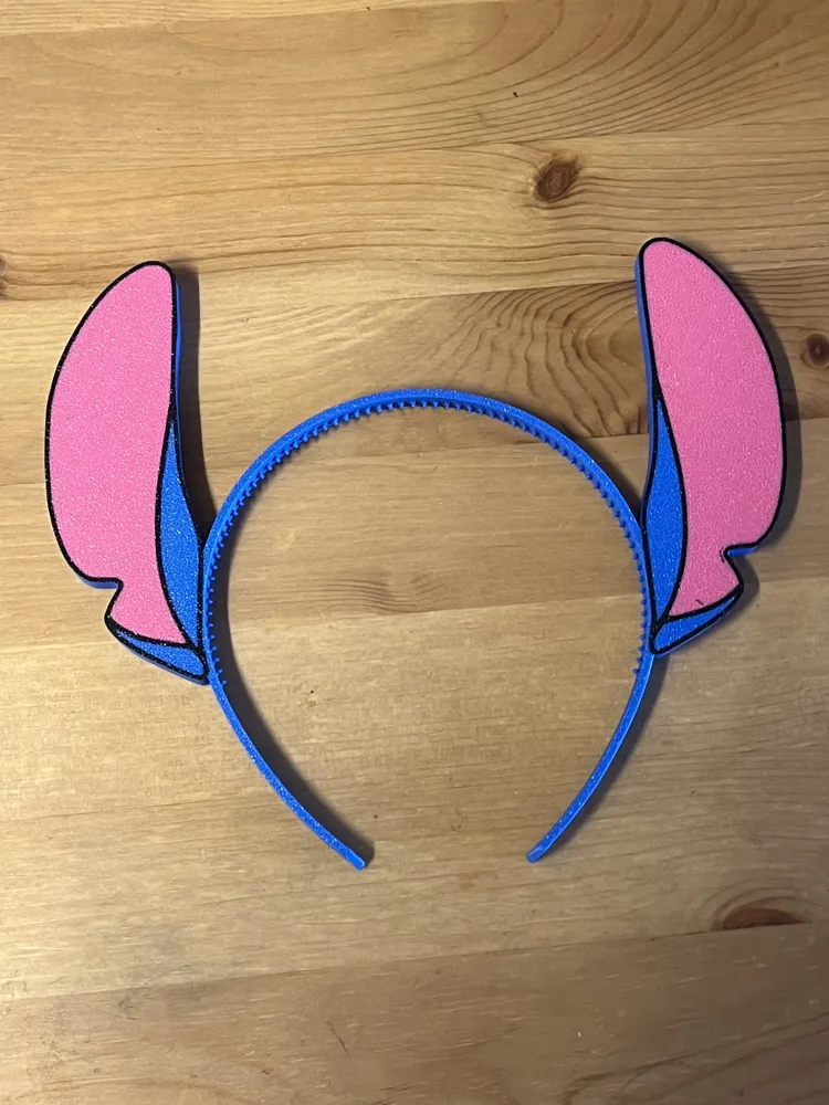 diadema con orejas de Stitch por Morganja MakerWorld: Descarga Modelos 3D Gratuitos