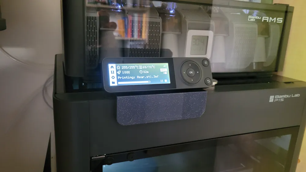 P1S/P1P flat screen raiser by Grappeq - MakerWorld