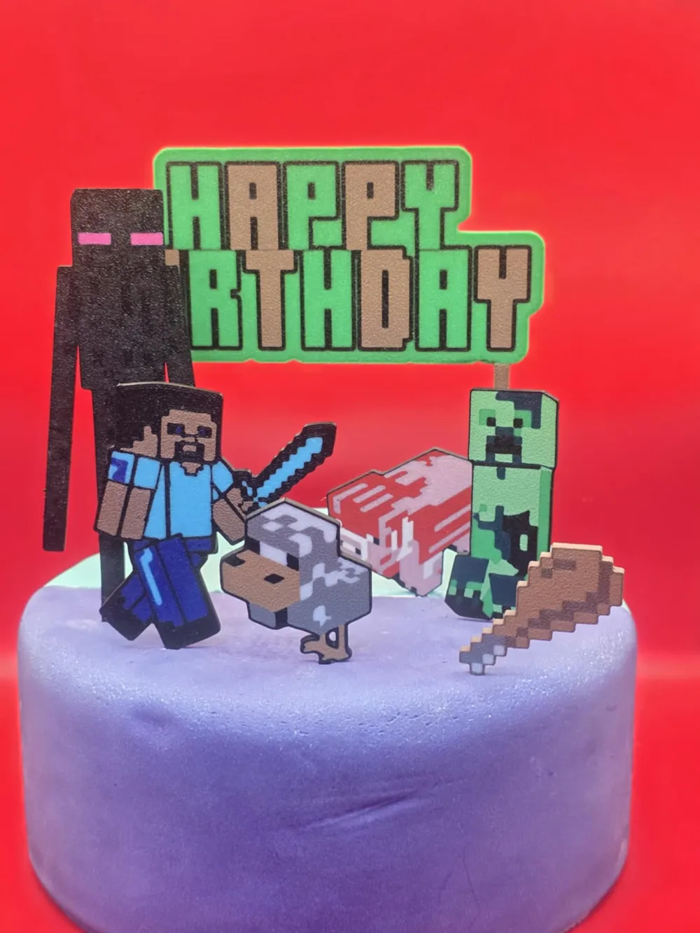 New Minecraft design 7 pieces 4 colours - Free 3D Print Model - MakerWorld