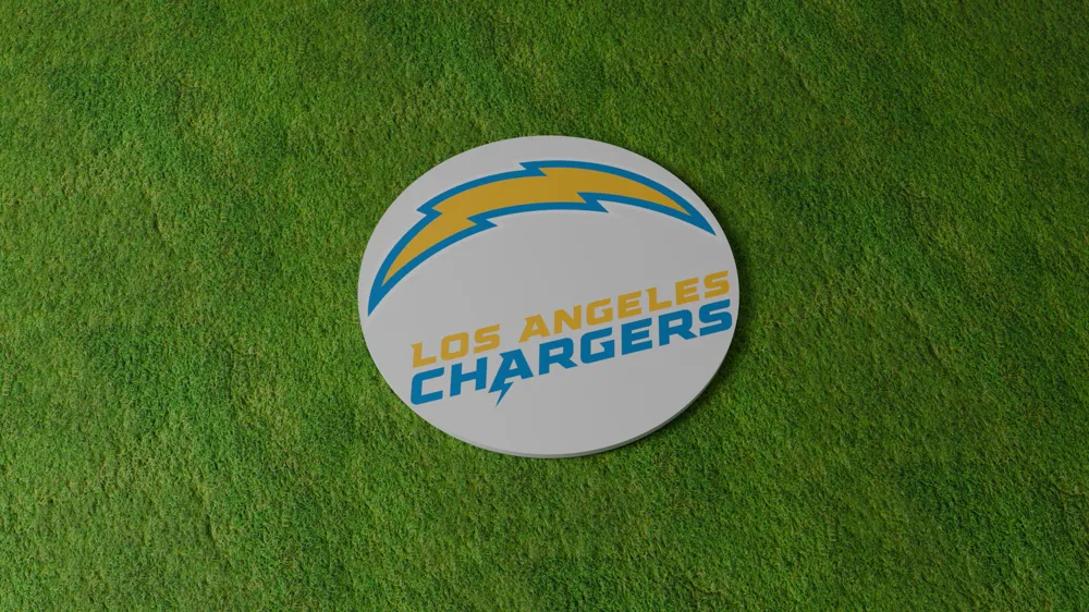 Los Angeles Chargers Coaster by miker73 - MakerWorld