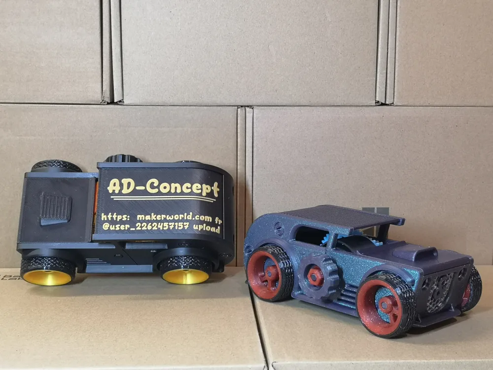 Voiture à ressort - Hot Rod - Wind-up mechanism - Modèle d'Impression ...