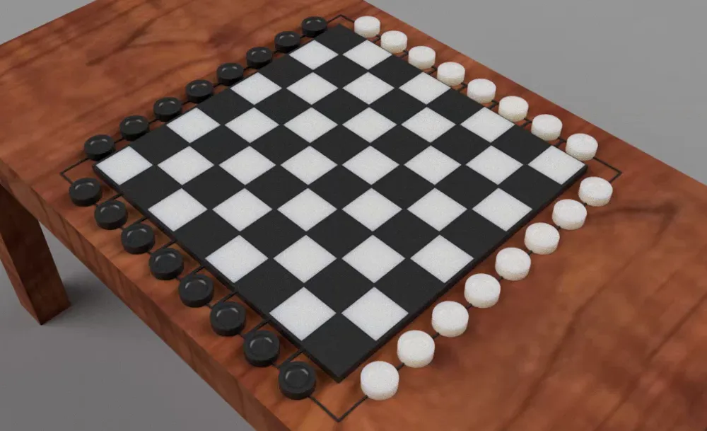 Kit Card Table game - Dama by Alexandre Paixao - MakerWorld