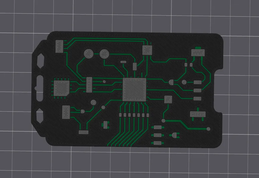 Electronic circuit ID card holder design by skop1 MakerWorld: Download ...