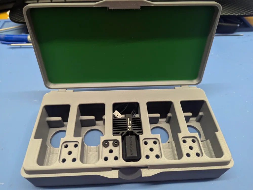 Hotend storage box (for 5x X1C hotends) by Fanagolo - MakerWorld