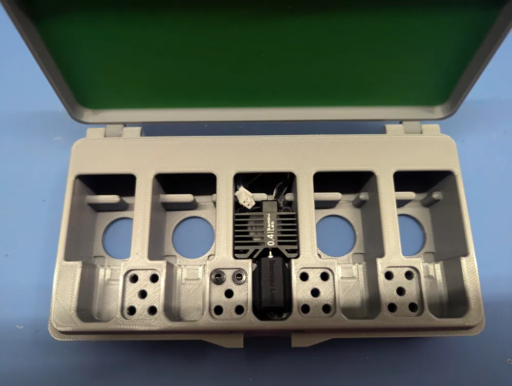 Hotend storage box (for 5x X1C hotends) by Fanagolo MakerWorld ...