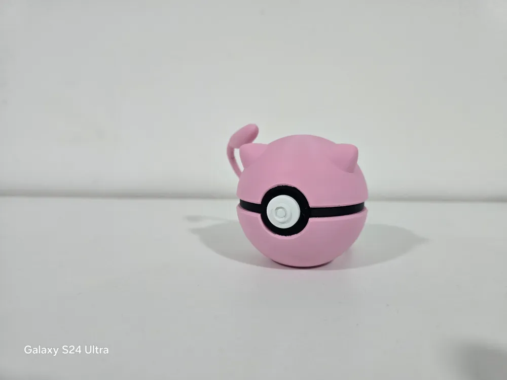 #0151 Mew Pokéball - Multipart AMS / no AMS by 3D Girl MakerWorld ...