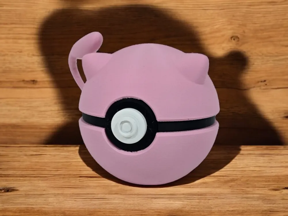 #0151 Mew Pokéball - Multipart AMS / no AMS by 3D Girl MakerWorld ...