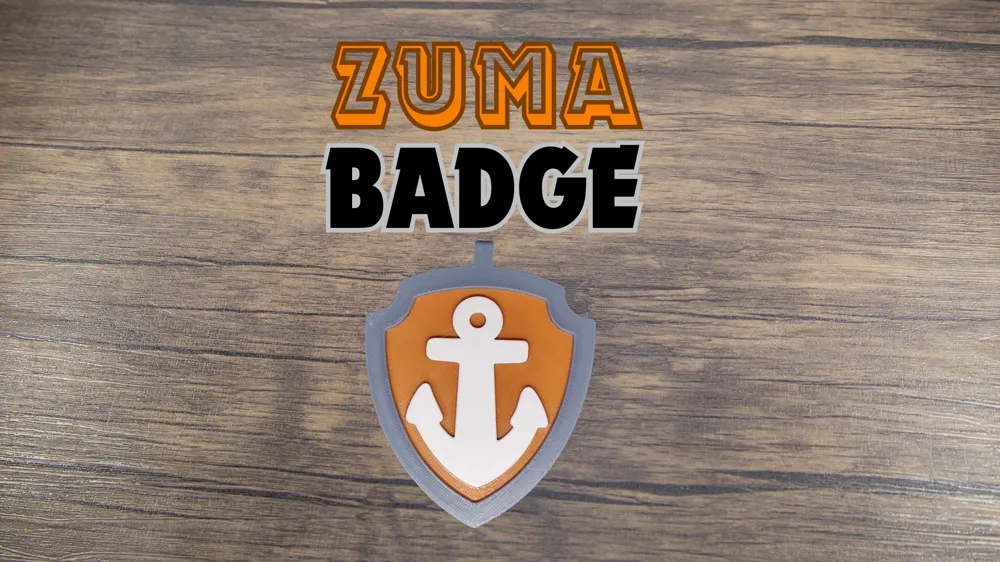 Zuma Badge - Paw Patrol by Toonafeesh - MakerWorld