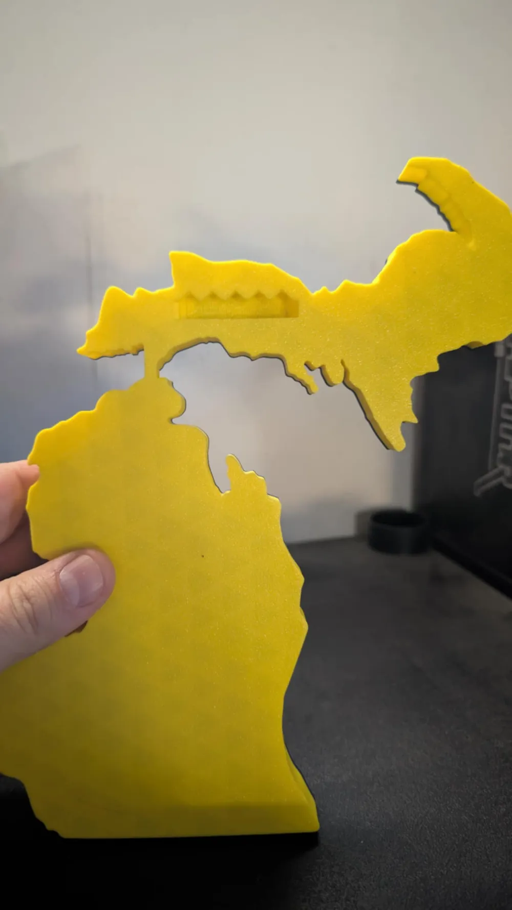 Michigan Mitten Desk/Wall Decor - Free 3D Print Model - MakerWorld