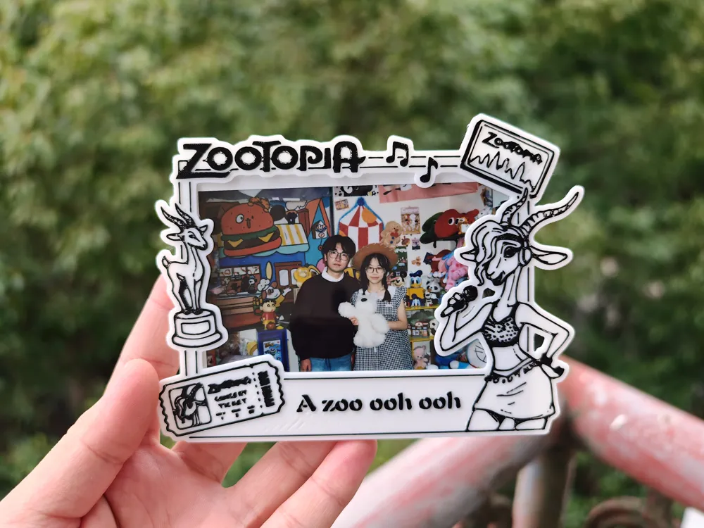 Zootopia Gazelle | Magnetic Instant Photo Frame | Wide Photo Paper ...