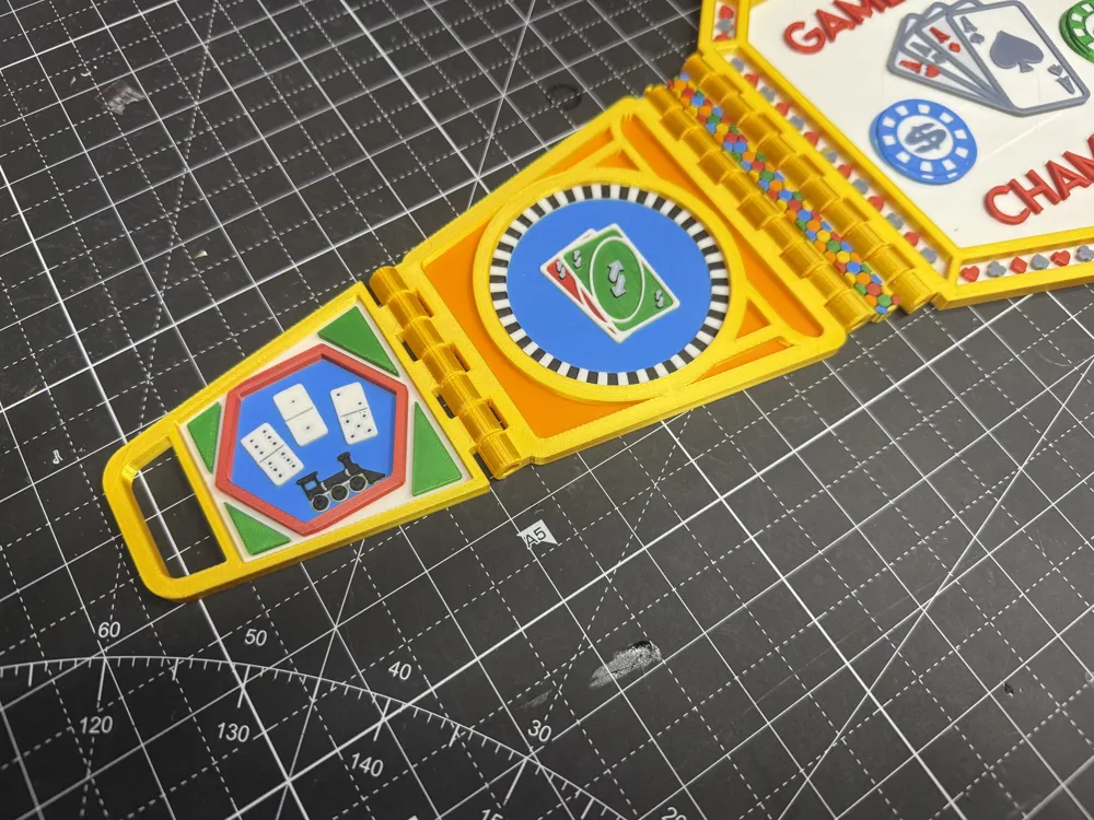 GAME NIGHT CHAMPIONSHIP BELT - Free 3D Print Model - MakerWorld