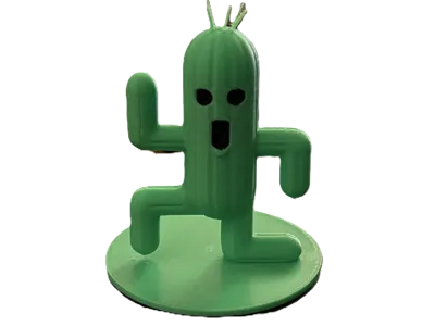 Final Fantasy 7 Cactuar Statue by Enigmafaxx - MakerWorld