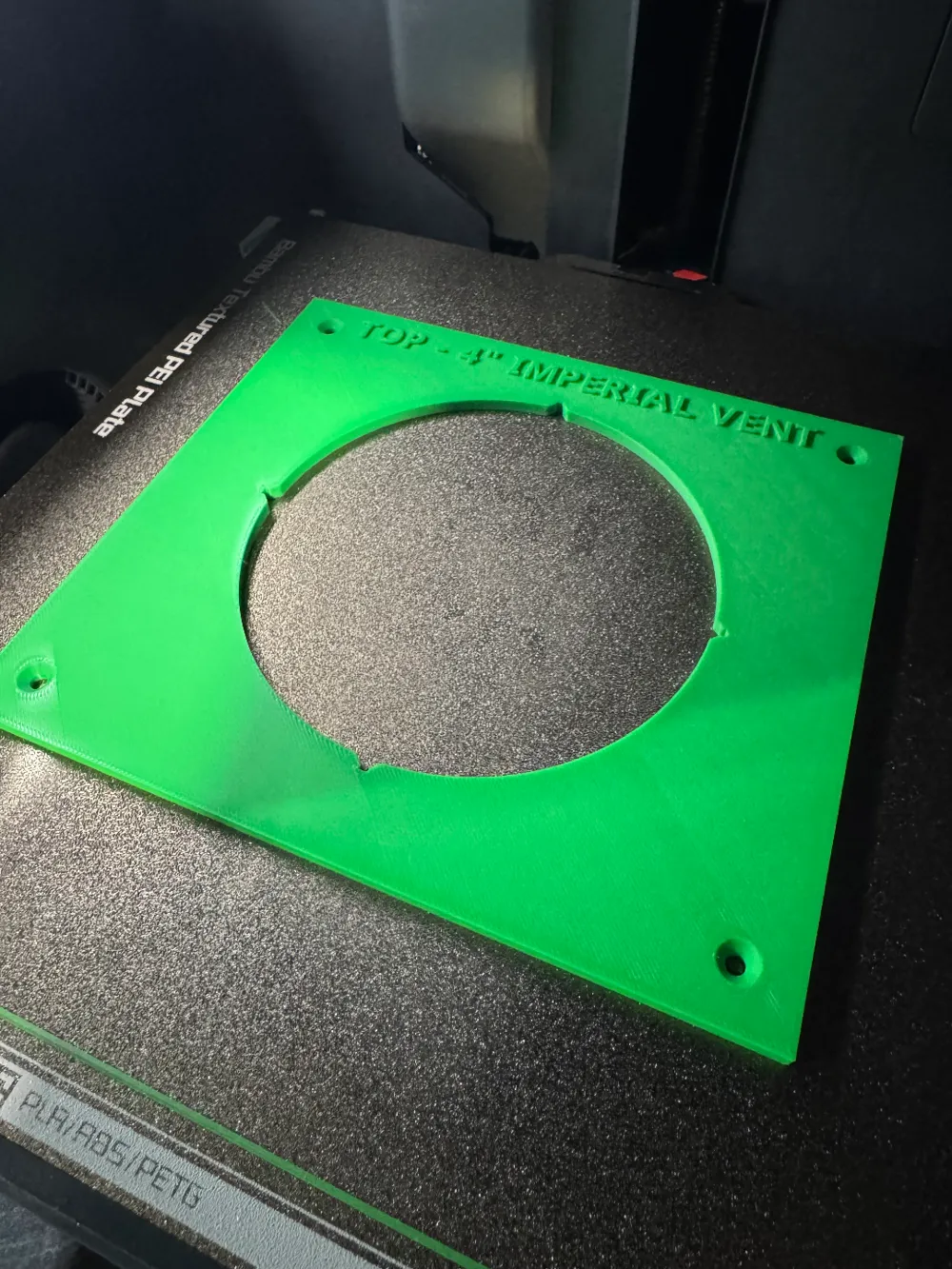 4" Imperial Vent Hood Wall Template - Free 3D Print Model - MakerWorld