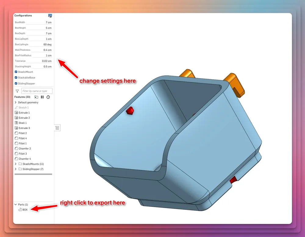 Stackable Bins - parametric, customizable by NuIIPointer MakerWorld ...