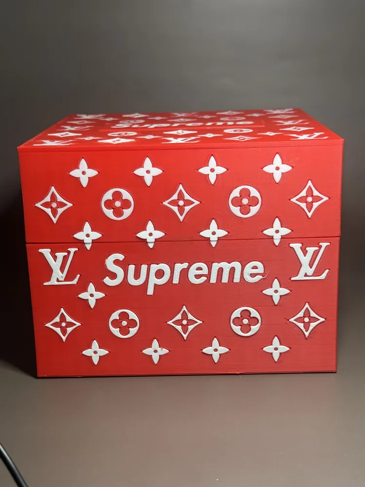 Louis Vuitton x Supreme Storage Box - NO AMS by JDESIGNZ MakerWorld ...