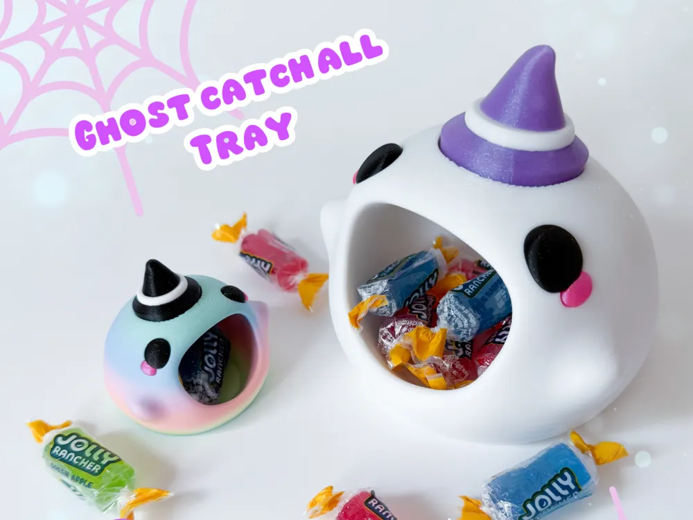 Ghost Catch all Tray by Layersingreen MakerWorld: Download Free 3D Models