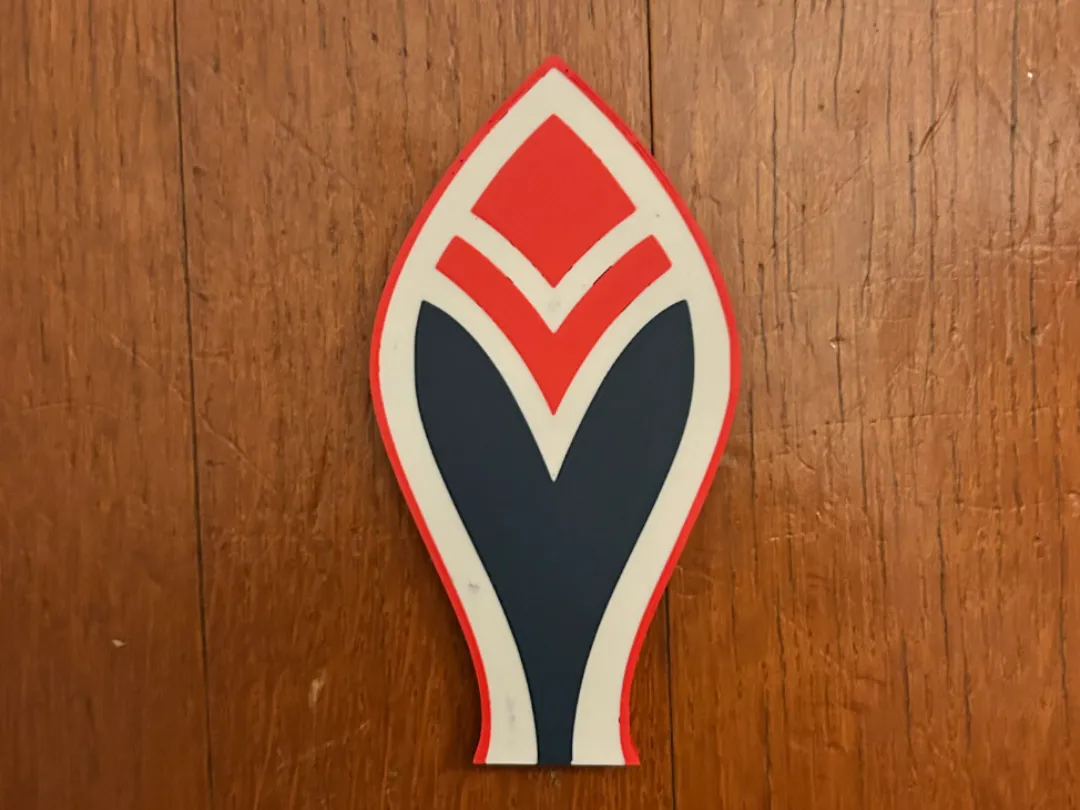 Atlanta Braves Classic Feather Logo - Free 3D Print Model - MakerWorld