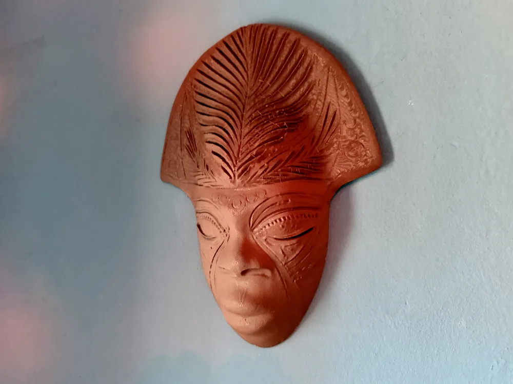 African wall mask - artwork - wallart by cforms MakerWorld: Download ...
