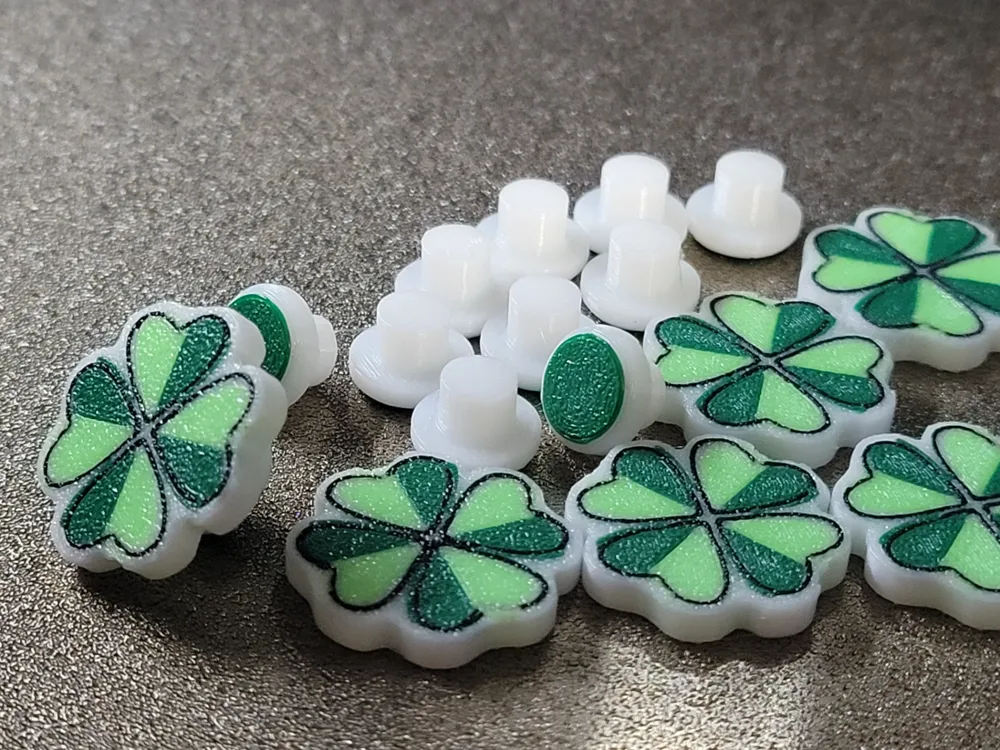 Crocs Jibbitz, Lucky Clover by kabendesign - MakerWorld